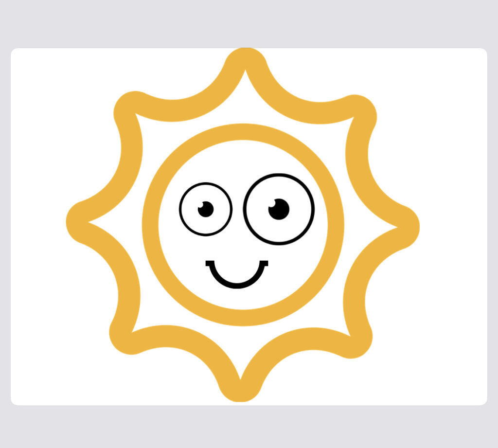 How To Create A Sun Clipart in 5 Steps with Bazaart | Creative Bits
